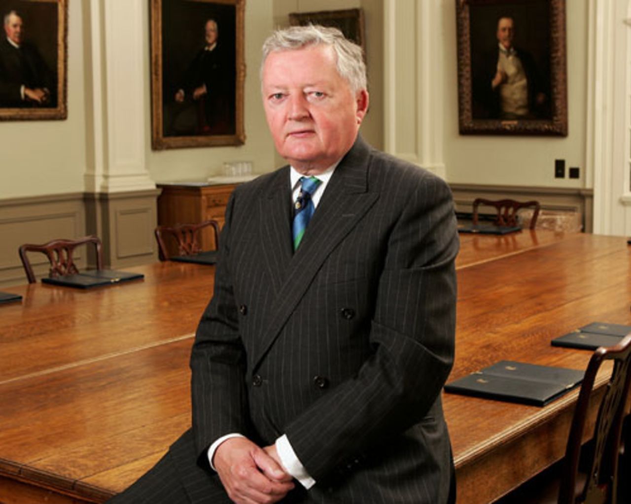 David Morgan poses at the ICC annual conference | ESPNcricinfo.com