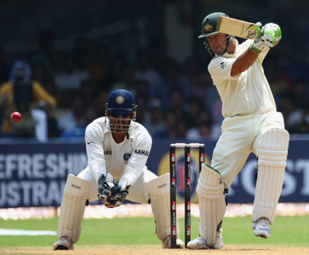 Ricky Ponting cuts powerfully off the back foot | ESPNcricinfo.com