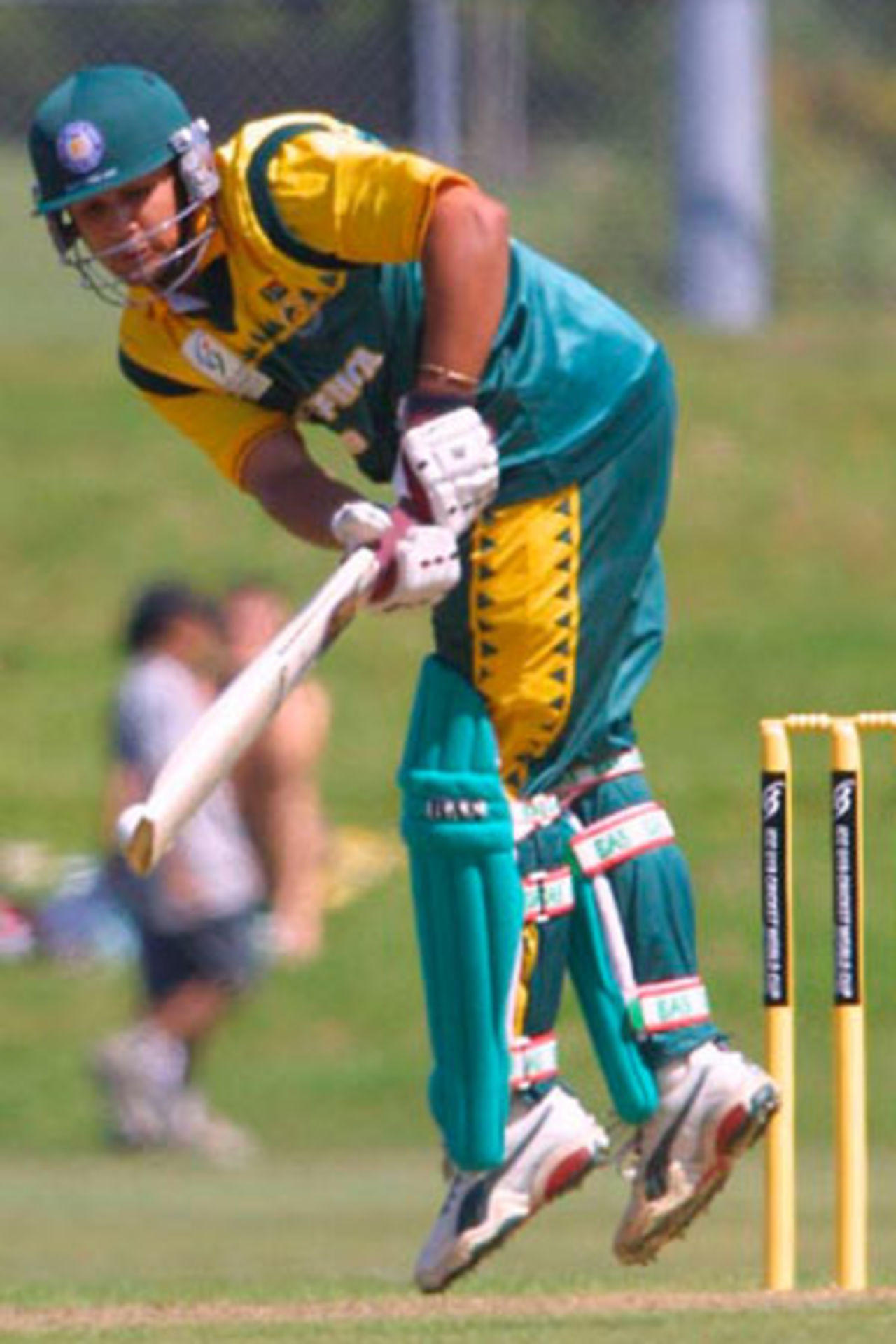 Bisla delivers a ball. ICC Under-19 World Cup Group A: India Under-19s ...