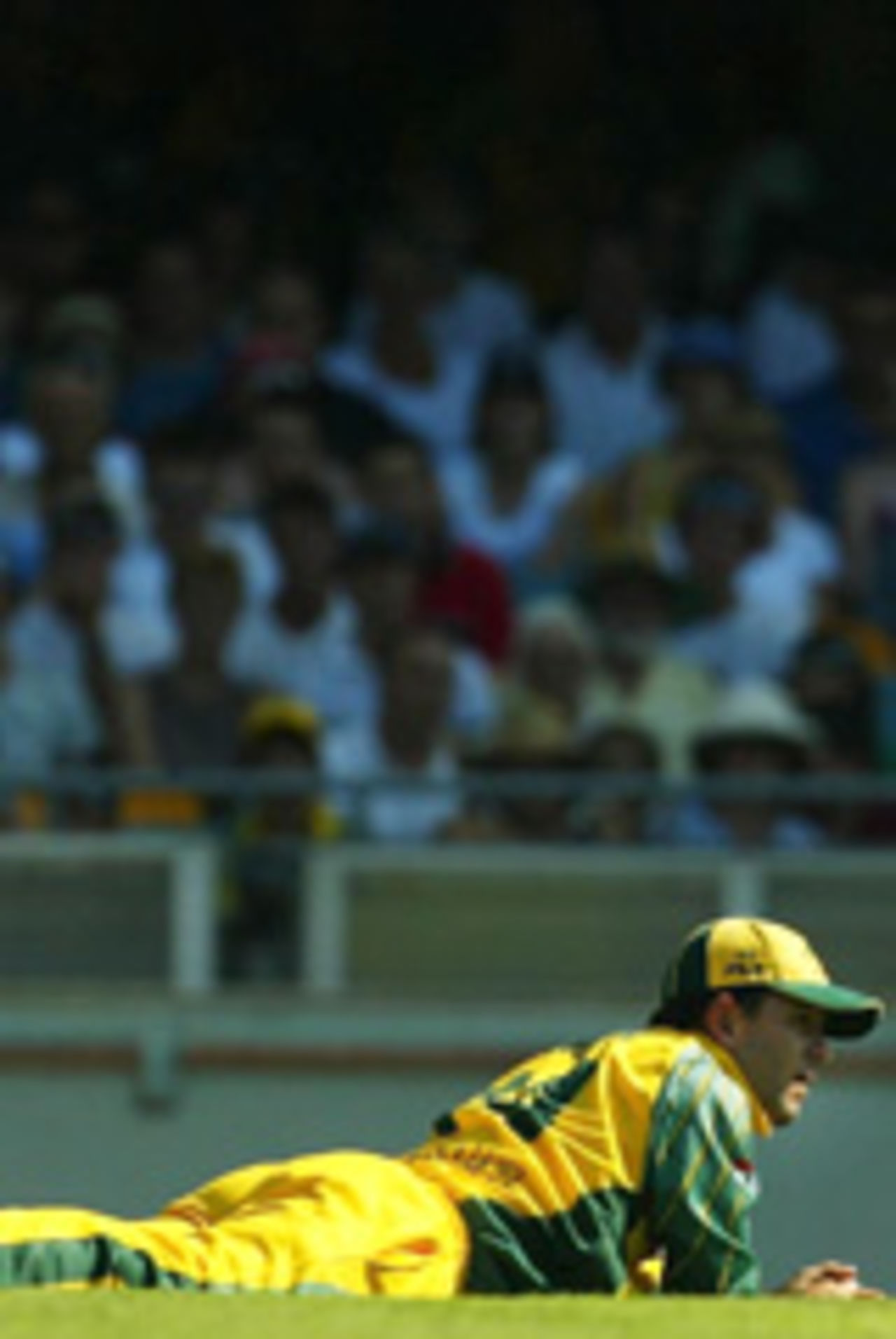 Ricky Ponting lies on the ground | ESPNcricinfo.com