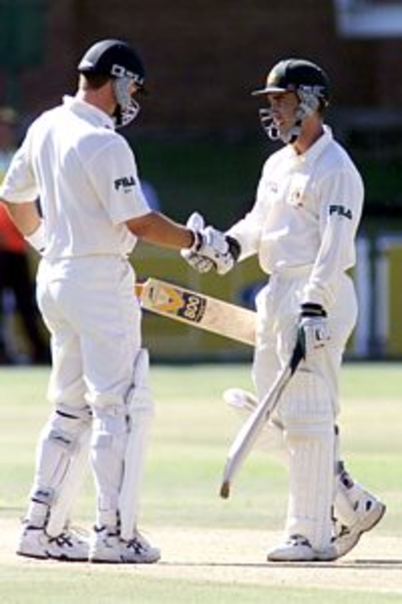 Lehmann smashes a four, South Africa 'A' v Australians, 2001/02 ...