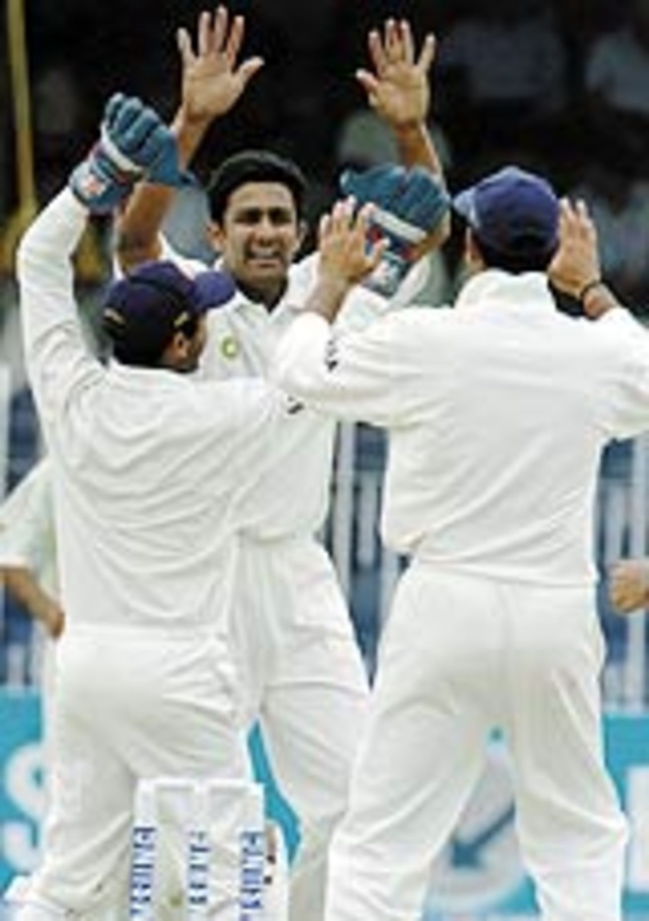 Anil Kumble celebrates the fall of Yousuf Youhana | ESPNcricinfo.com