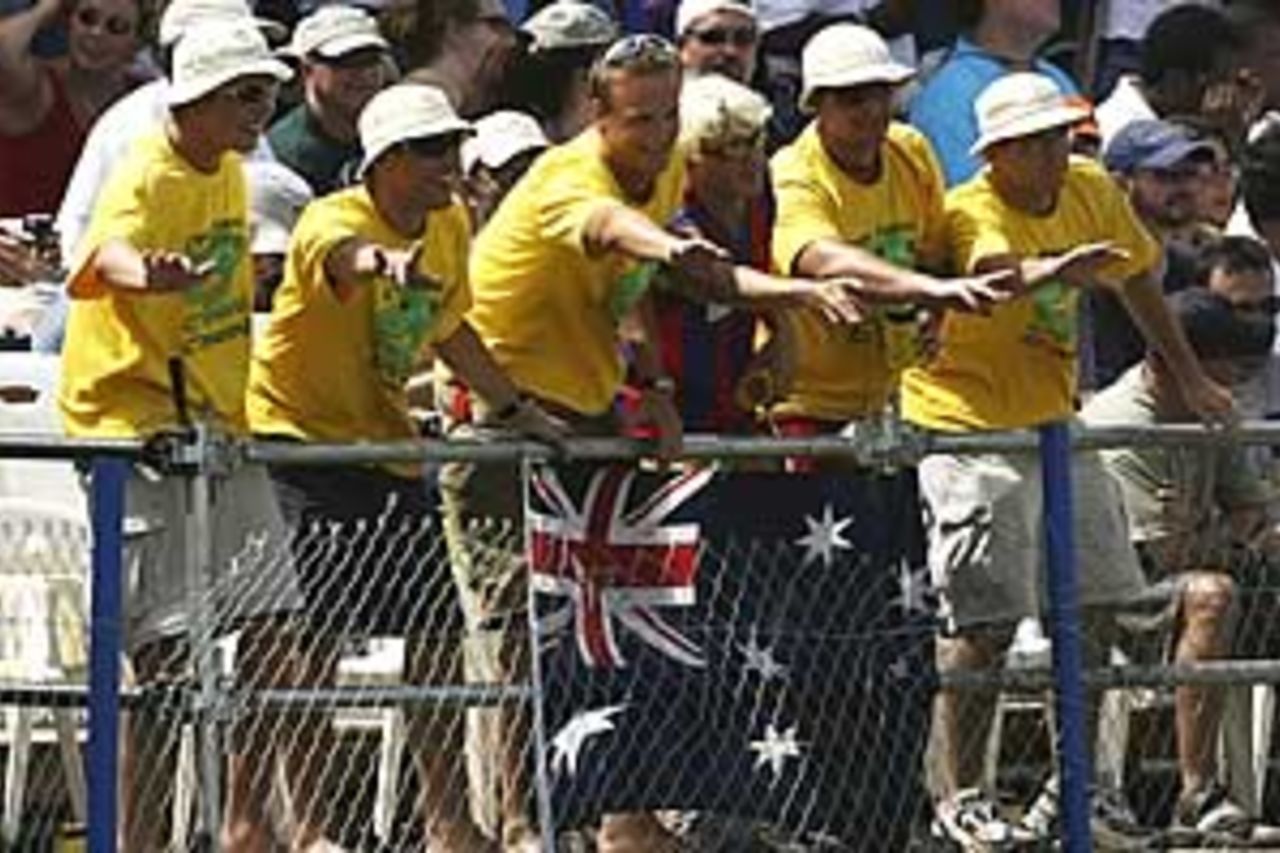Harvey traps Gayle, West Indies v Australia, 4th ODI, 2002/03 ...