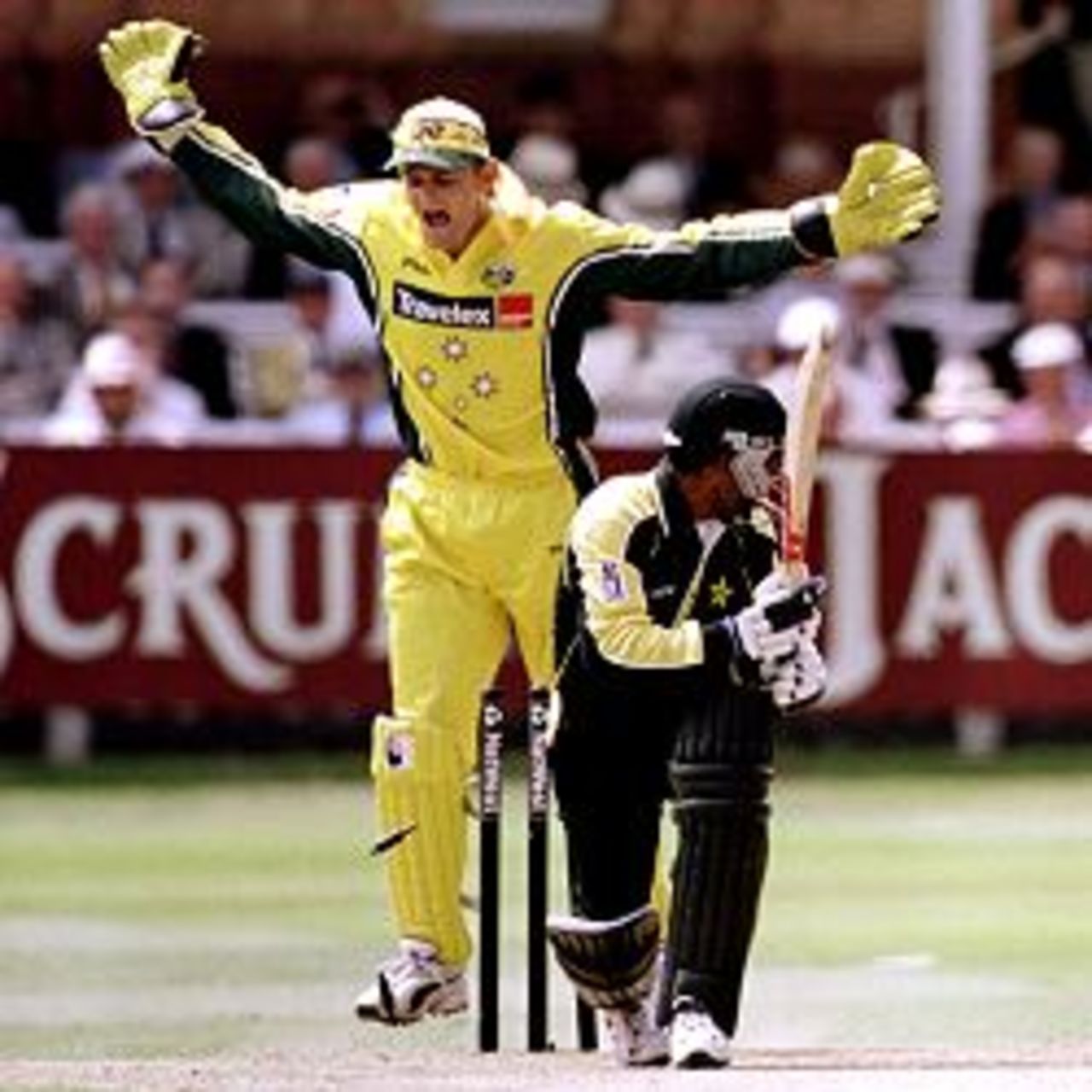 Daren Ganga takes a breather during his knock of 66 | ESPNcricinfo.com