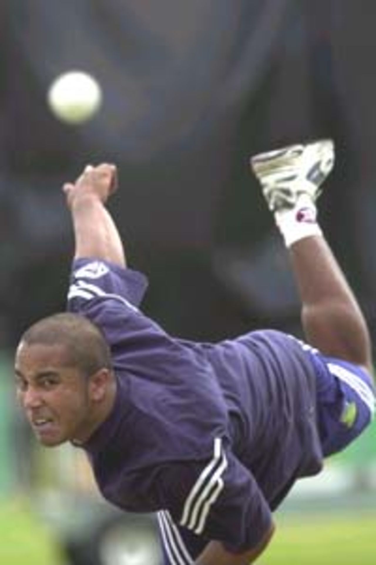Telemachus bowling in the nets, South Africa in Australia, 2000/01 ...