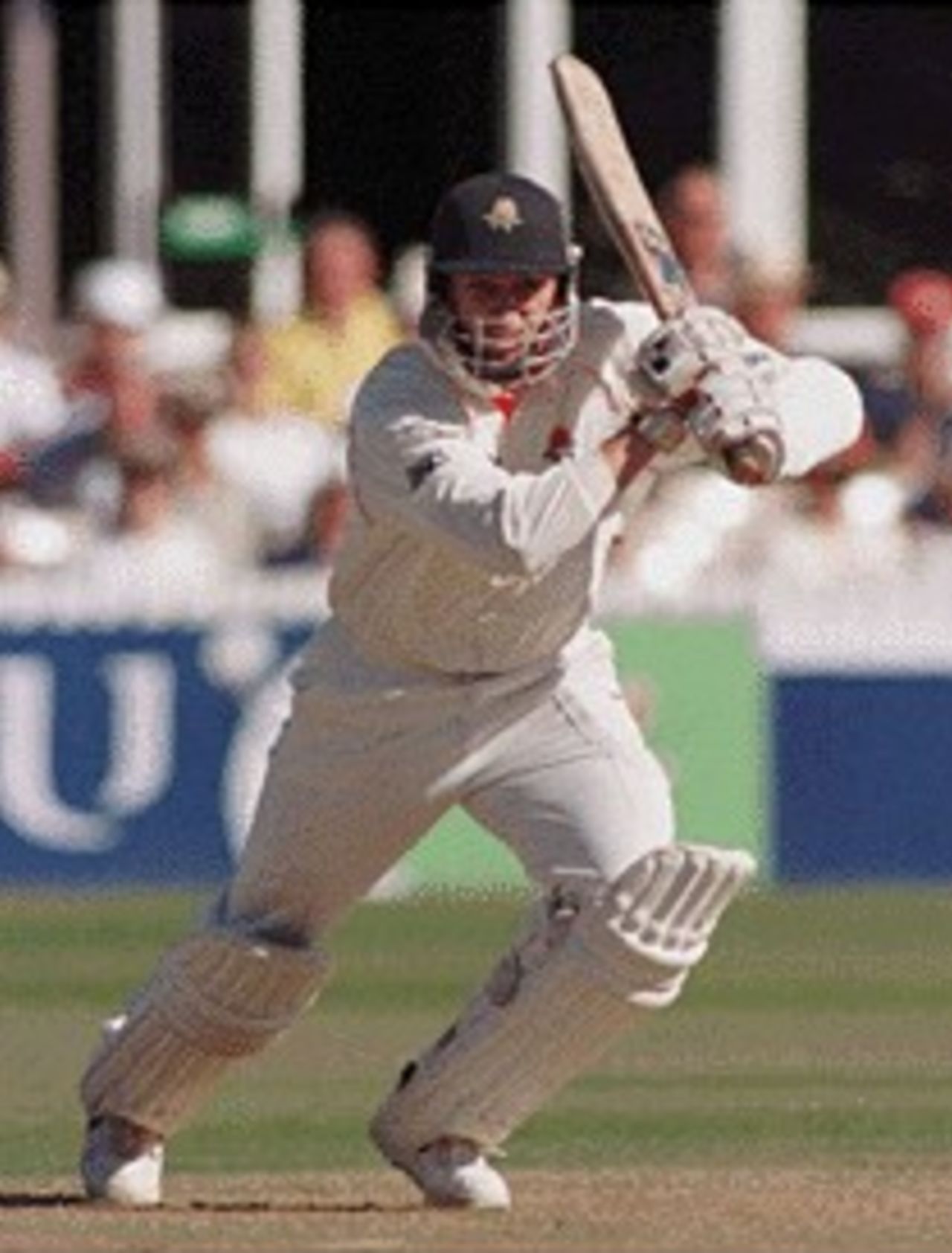 John Crawley in batting action, County Championship, Lancashire v ...