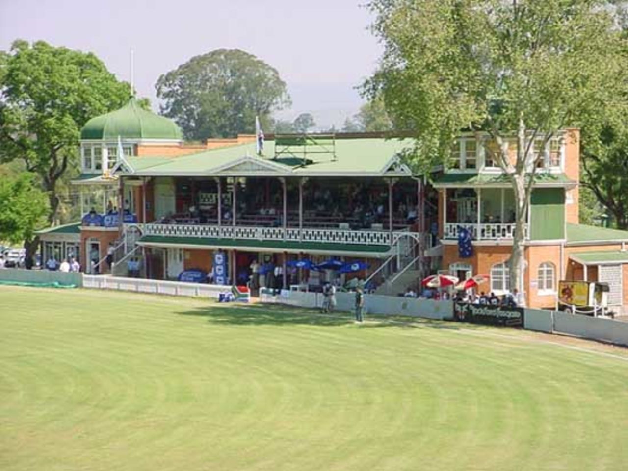 Pavilion at City Oval, Pietermaritzburg viewed from the side ...