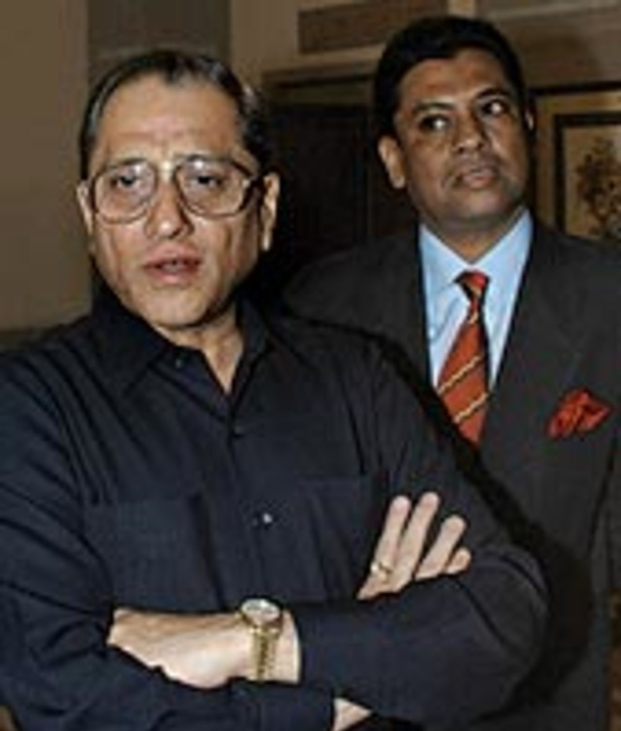 Jagmohan Dalmiya at the Asian Cricket Foundation press conference ...