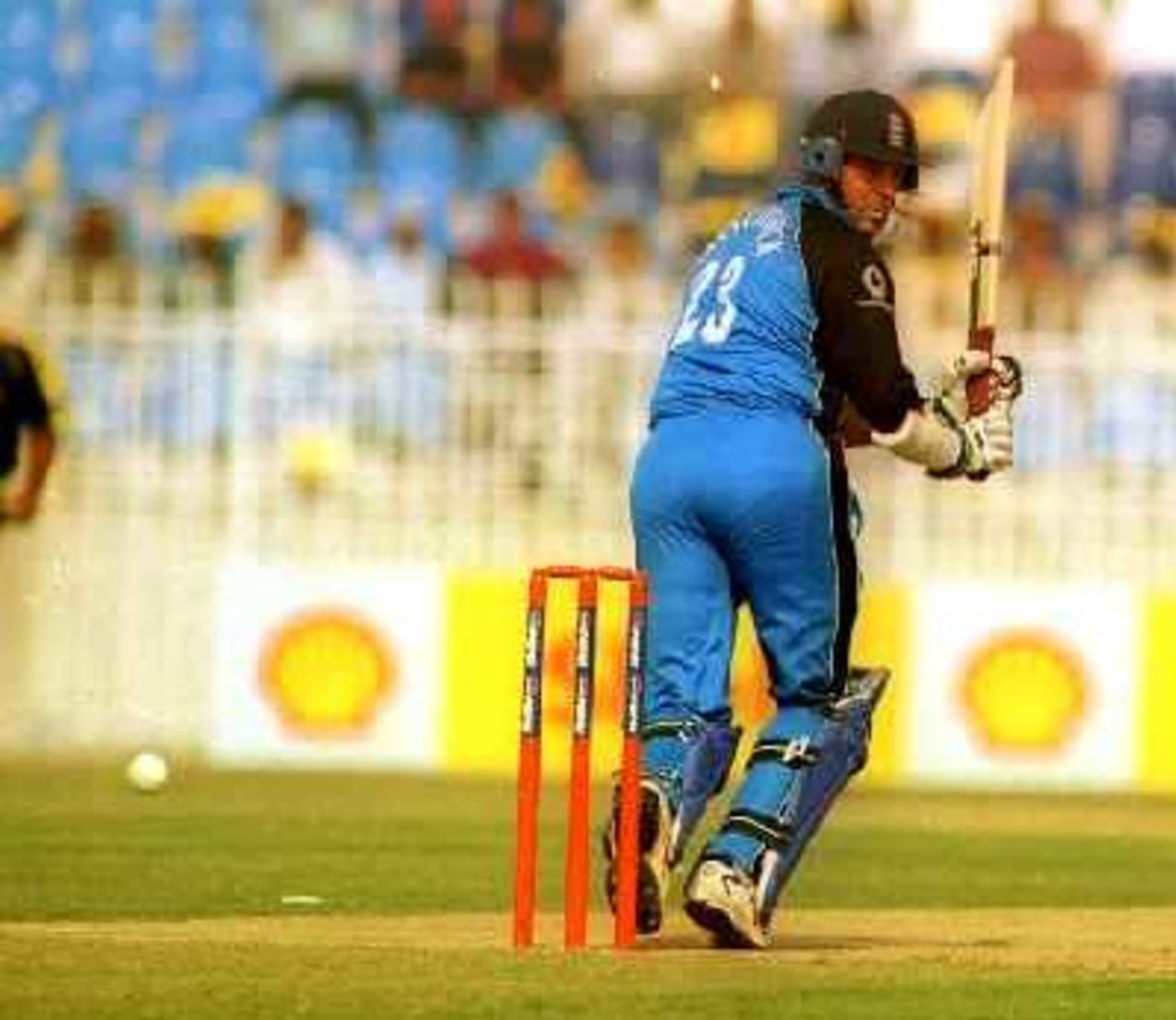Trescothick in action after a flick towards fine leg | ESPNcricinfo.com