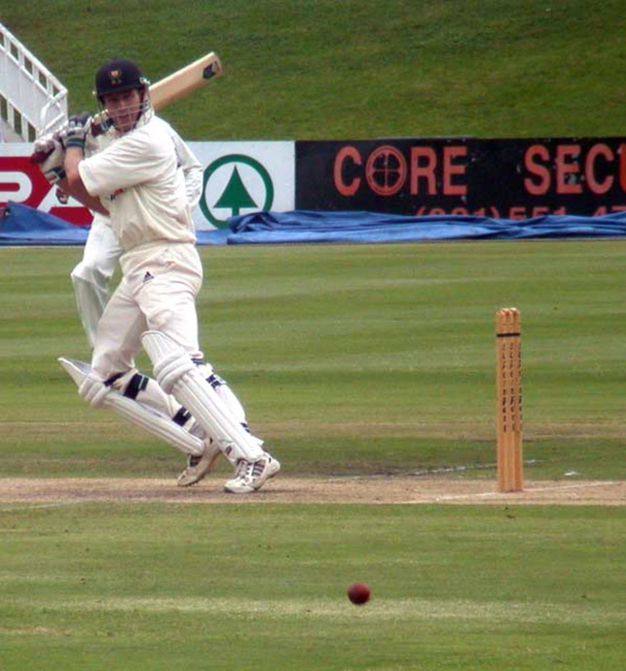 WP's Neil Johnson cuts a delivery to the boundary | ESPNcricinfo.com