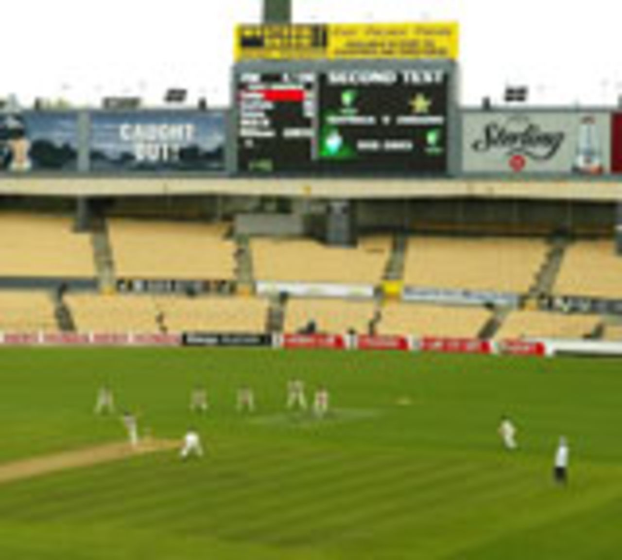 An empty SCG for Australia's second Test against Zimbabwe ...