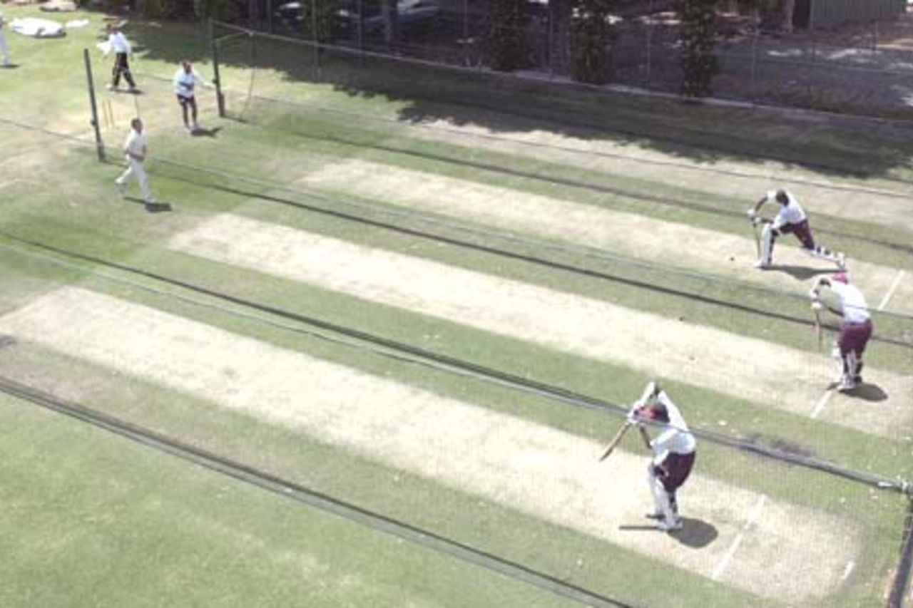 Harper and Dujon at training | ESPNcricinfo.com
