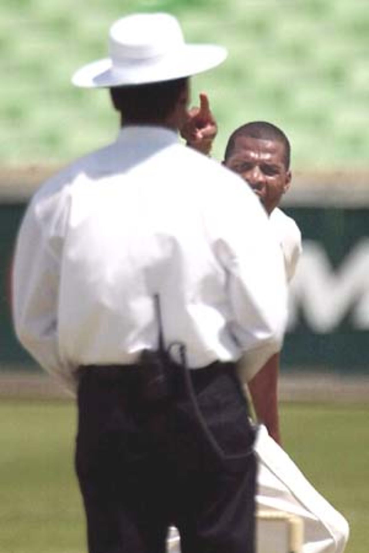 Mervyn Dillon appeals, Western Australia v West Indians, 2000/01 ...