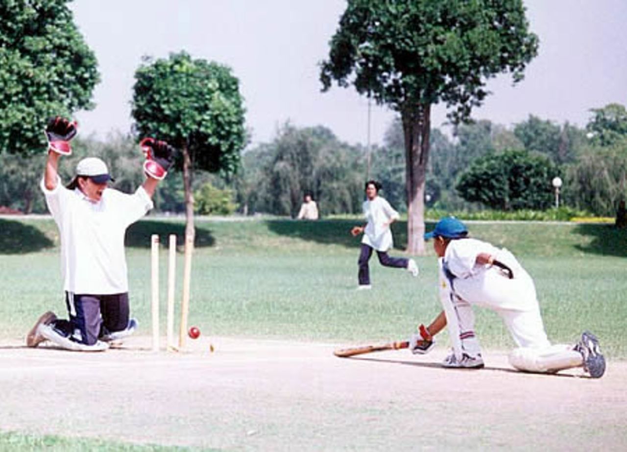 Punjab Greens Women Team opener driving | ESPNcricinfo.com