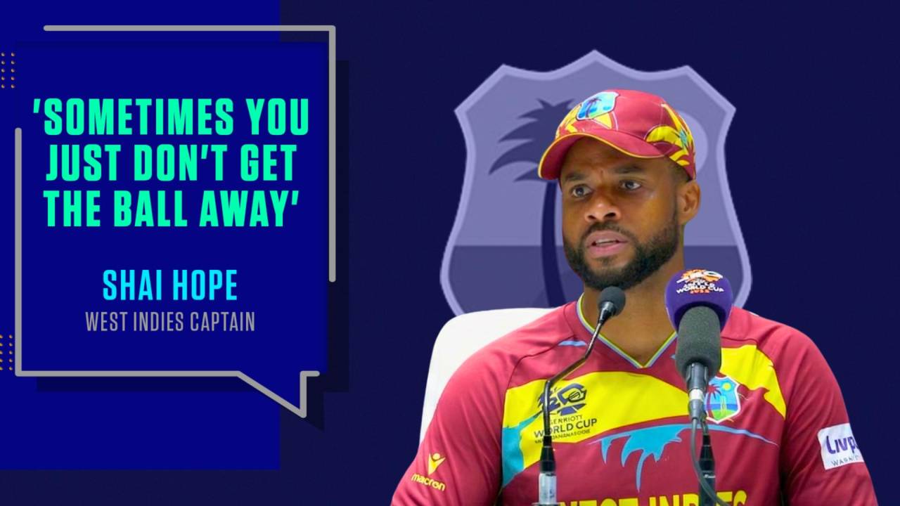 T20 World Cup 2026 - Ind vs WI - Shai Hope takes blame for West Indies ...