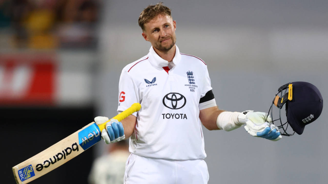 Ashes 2025-26 - Joe Root celebrates maiden Test century in Australia ...