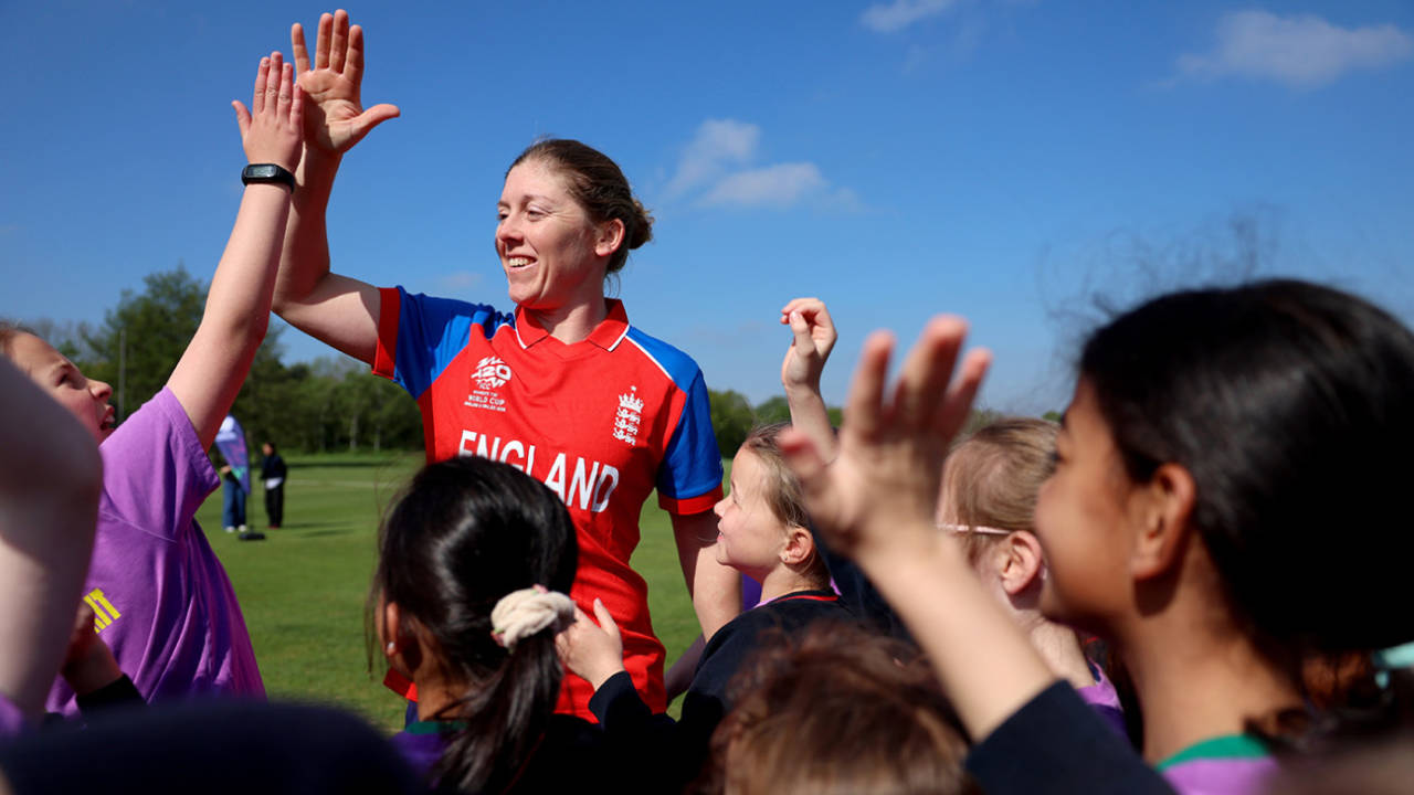 Heather Knight - Pathway for girls cricket in place ahead of England ...