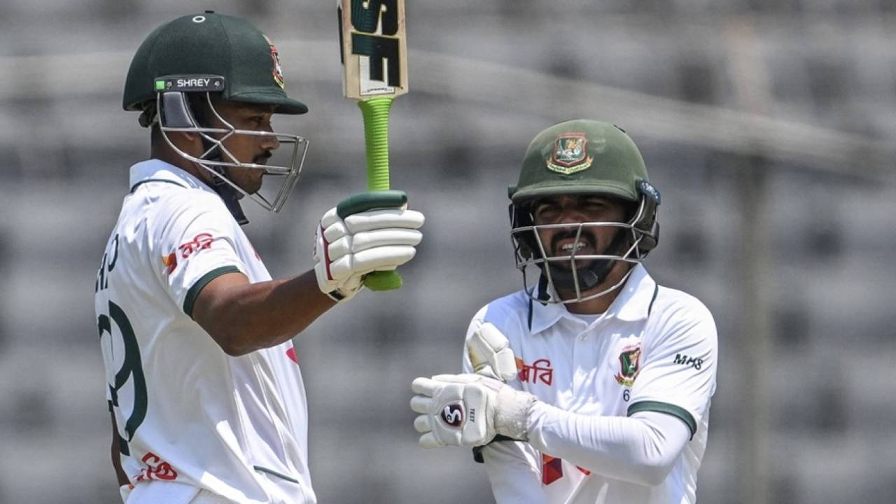BAN vs PAK 1st Test 1st day Shanto ton, Mominul fifty frustrate ...