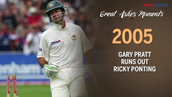 Great Ashes Moments: Gary Pratt runs out Ricky Ponting | ESPNcricinfo.com