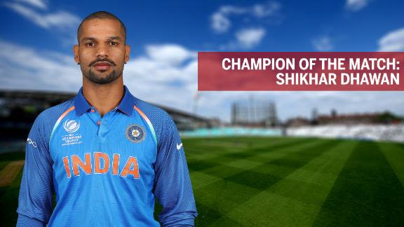 Champion of the match - Shikhar Dhawan | ESPNcricinfo.com