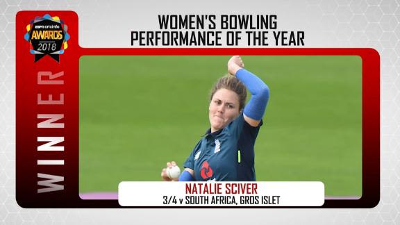 Women's bowling performance of the year: Natalie Sciver, 3 for 4 v SA ...
