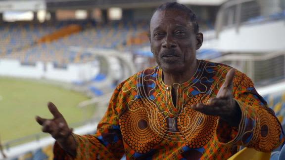 Calypsonian Mighty Gabby makes up a short song about Jason Holder ...