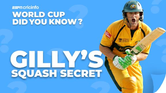 What did Adam Gilchrist slide into his glove? | ESPNcricinfo.com