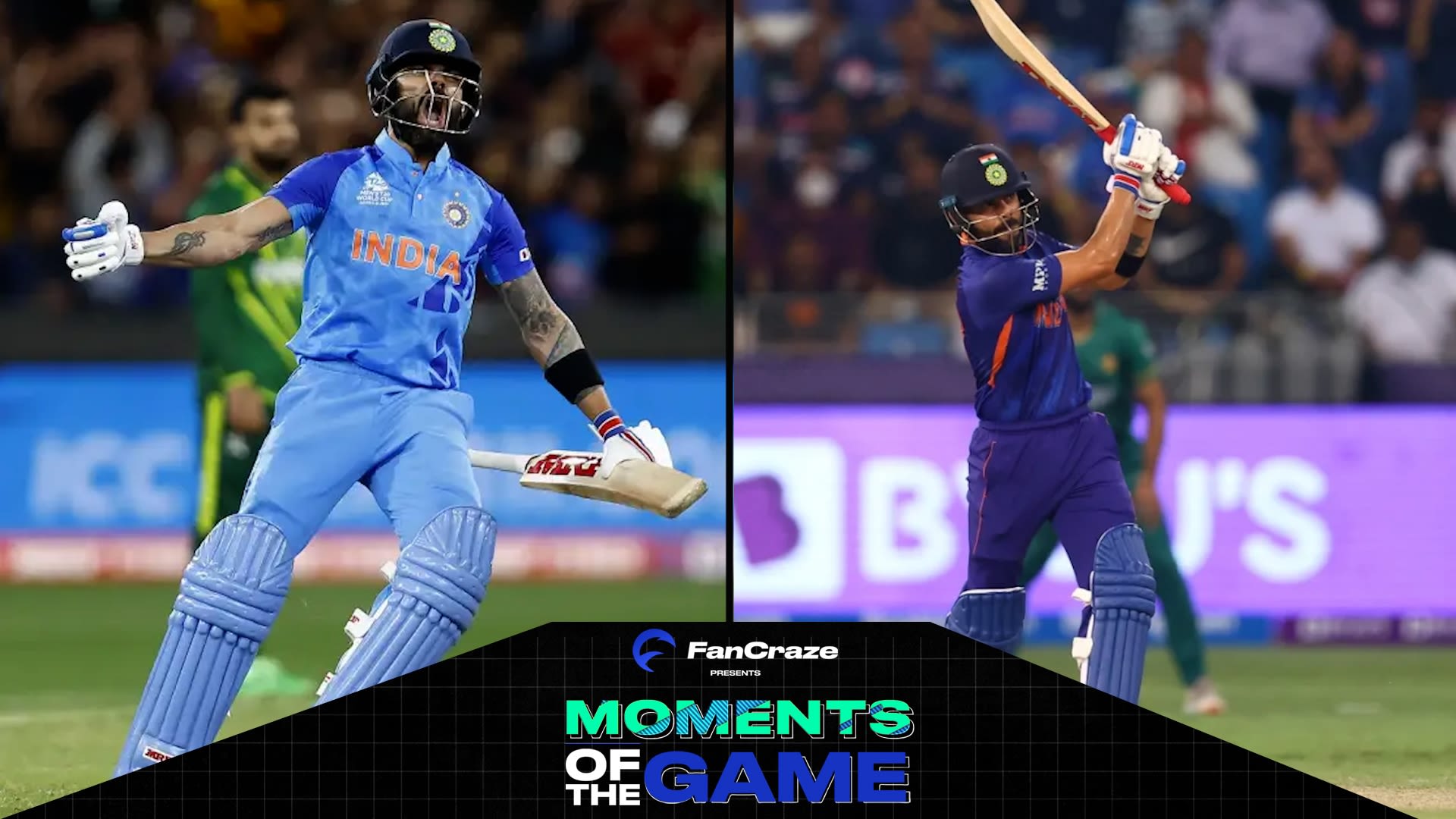 T20 World Cup 2022 Ind Vs Pak Virat Kohlis Six Down The Ground Off