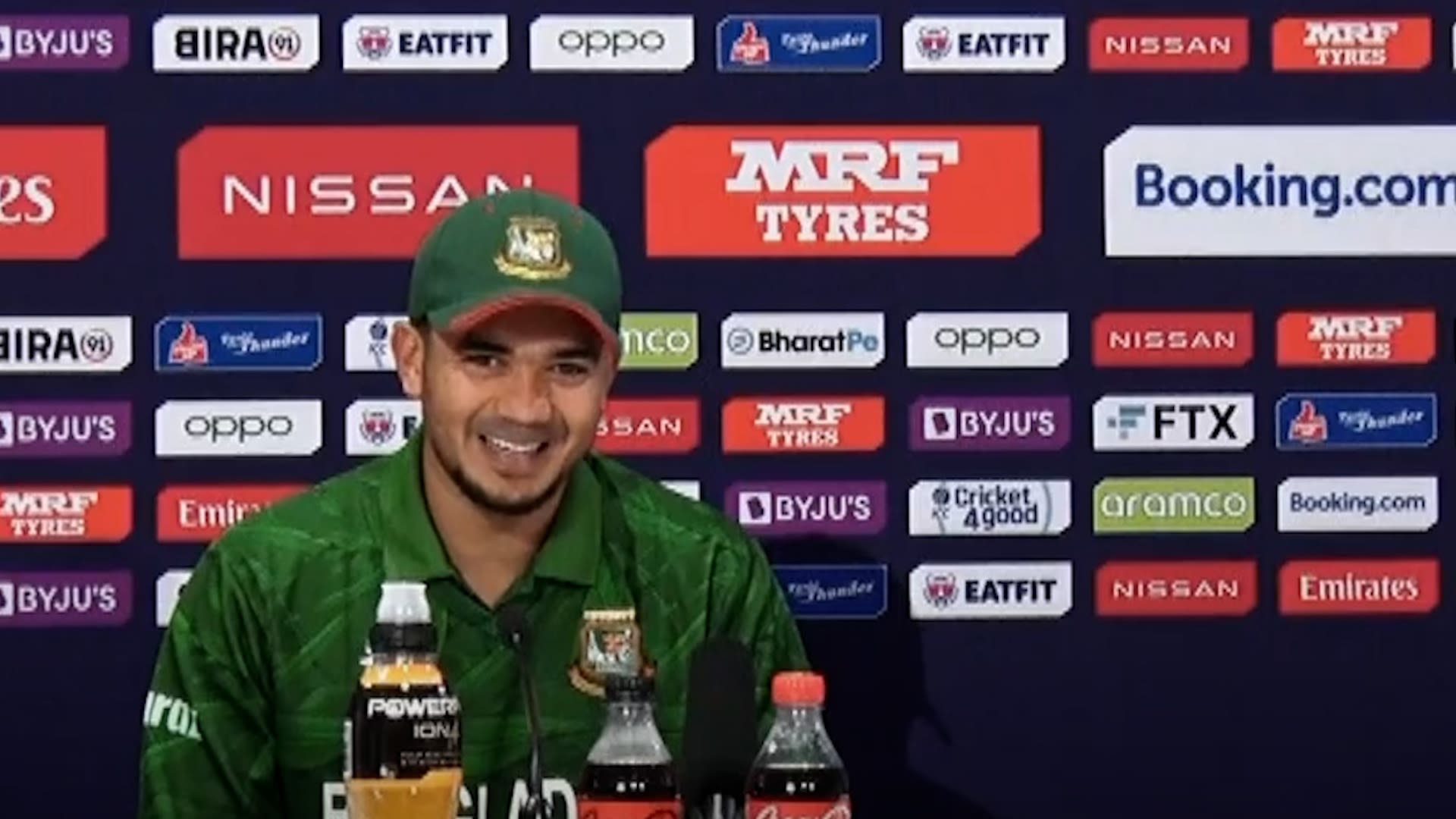 Ban vs Neth - T20 World Cup 2022 - Taskin Ahmed - I just tried to hit ...