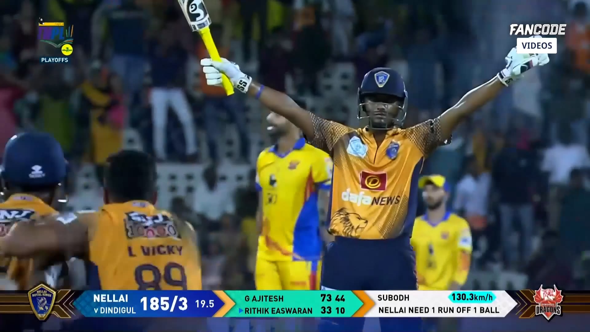 TNPL Qualifier 2 Dragons vs Royal Kings Guruswamy Ajitesh 73 takes ...