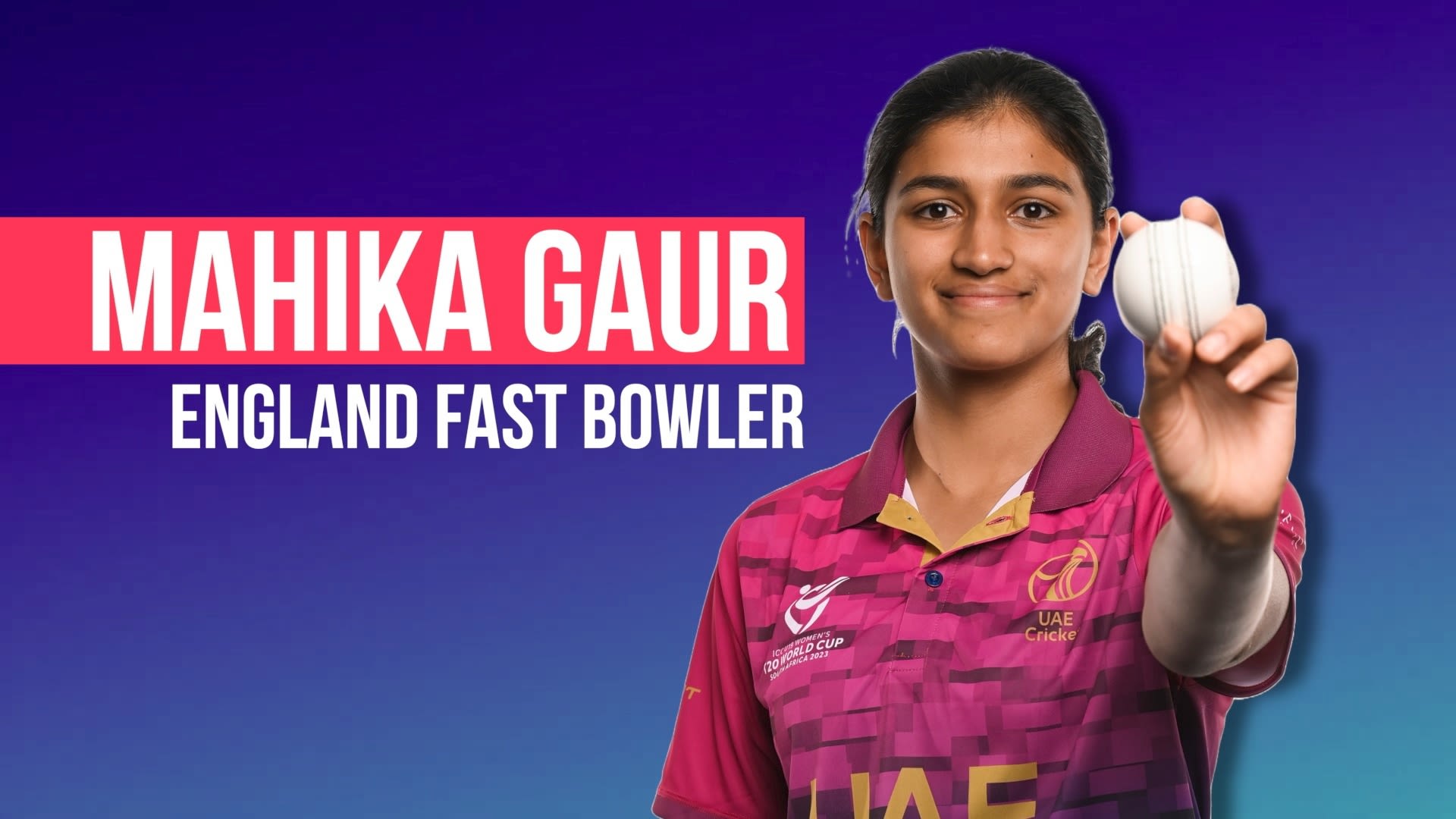 Mahika Gaur - 'Dhoni and Starc are my idols in cricket' | ESPNcricinfo.com