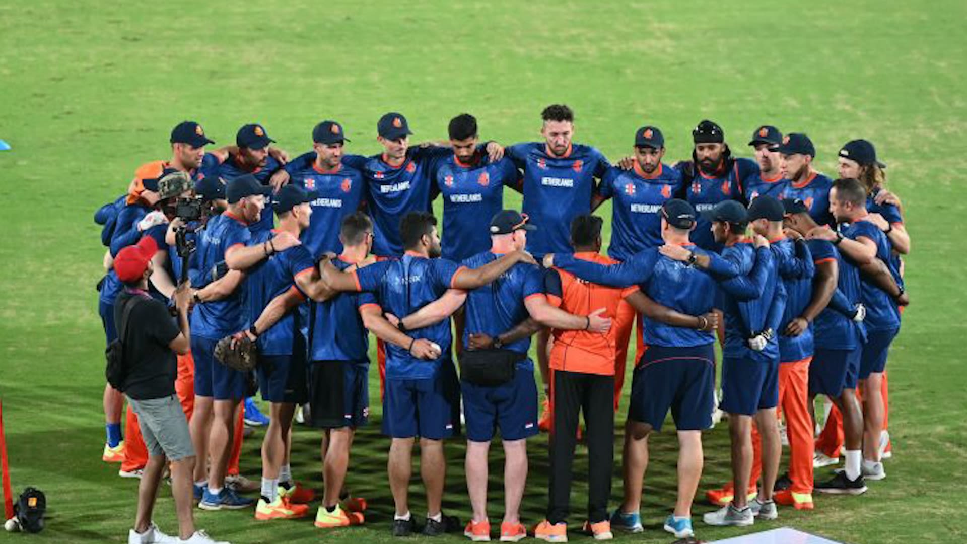 ICC World Cup 2023 - Neth vs Pak - Bas de Leede - Us being here is ...