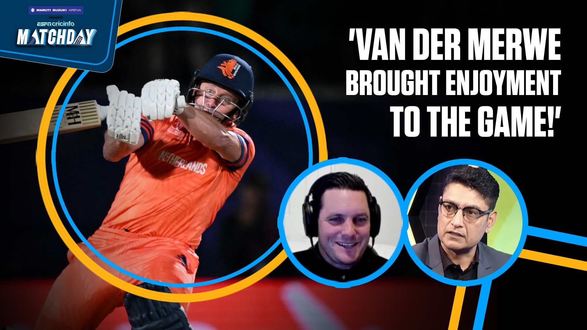 ICC Cricket World Cup 2023 - 'Roelof van der Merwe's energy was ...