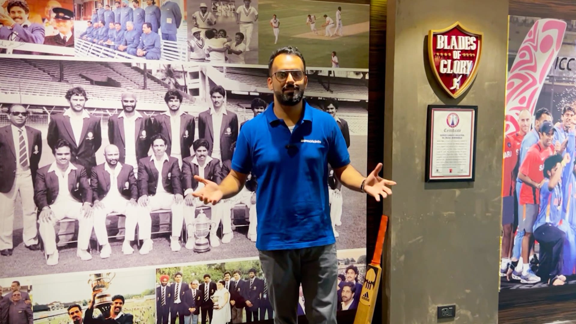 ICC Cricket World Cup 2023 Blades of Glory Museum Ft Sachin Tendulkar ...