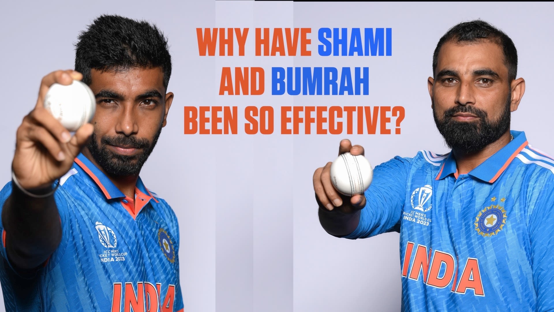 ICC World Cup 2023 - What has made Bumrah and Shami so effective ...