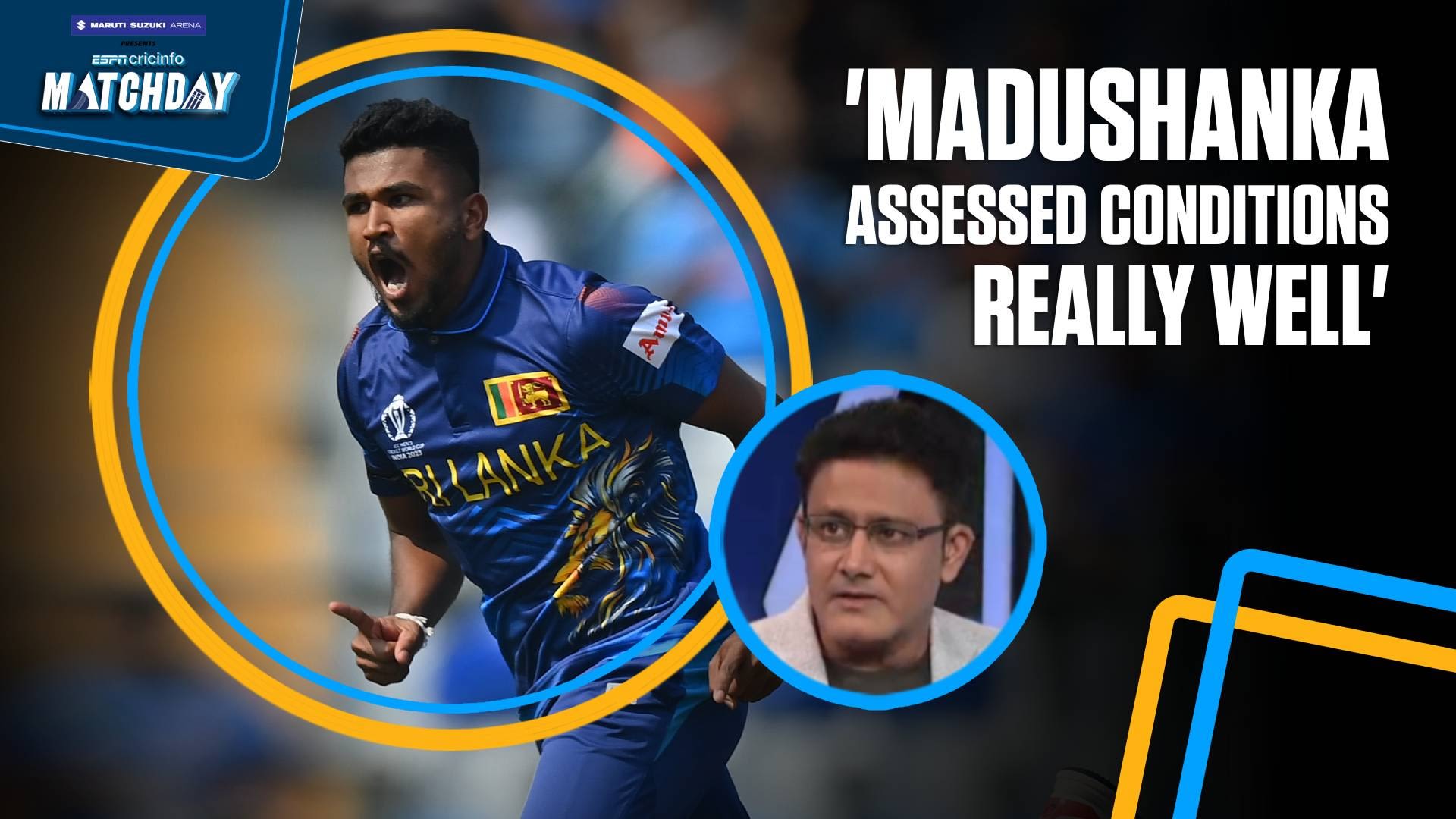 Kumble - Madushanka showing maturity at a young age | ESPNcricinfo.com