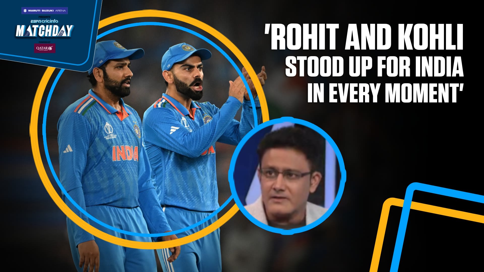 ICC Cricket World Cup 2023 final Rohit Kohli stood up in every moment ...