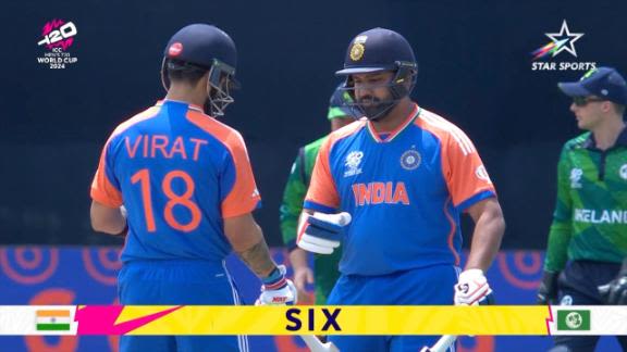 Ind vs Ire - T20 World Cup 2024 - Watch - The first of Rohit Sharma's ...