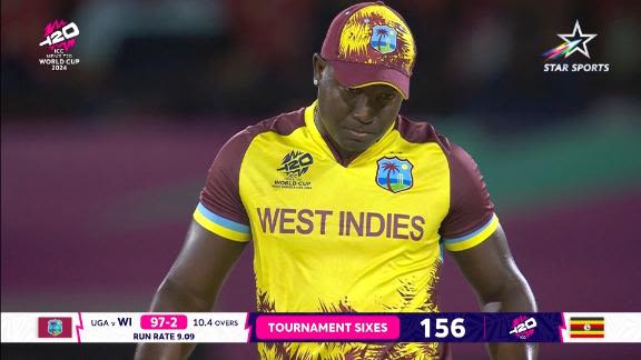 Watch - Rovman Powell hits a 107-metre six | ESPNcricinfo.com