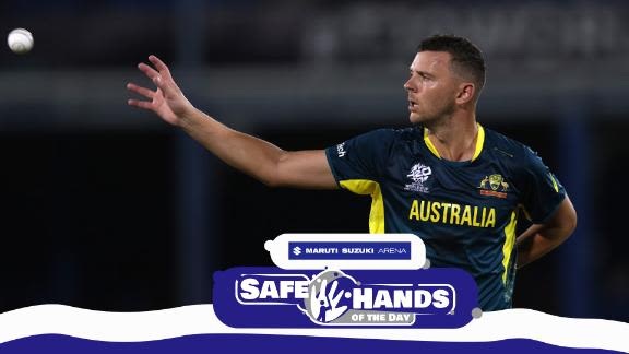 Maruti Suzuki Arena Safe Hands of the Day - Josh Hazlewood ...