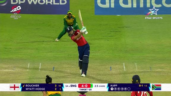Watch: Bouchier uses her feet for England's first four | ESPNcricinfo.com
