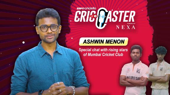 CricCaster Ashwin Menon talks to some aspiring crickets of the Mumbai cricket academy ...