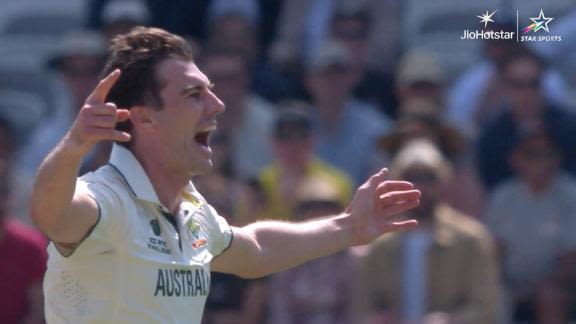 WTC 2025 final - Watch - Pat Cummins gets Temba Bavuma early on day ...