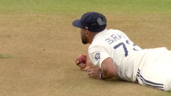 Mohammad Siraj takes a superb catch to dismiss Josh Tongue at Edgbaston ...