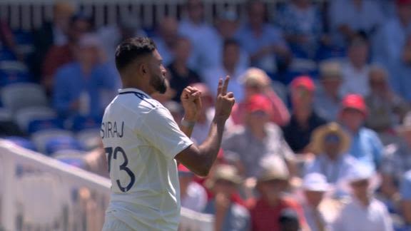 Mohammed Siraj dismisses Jamie Smith at Lord's | ESPNcricinfo.com