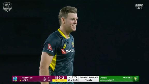 Mitch Owen takes his first international wicket | ESPNcricinfo.com