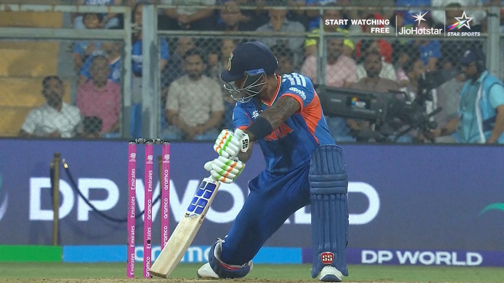T20 World Cup 2026 - Watch - Suryakumar Yadav's dab for a four ...