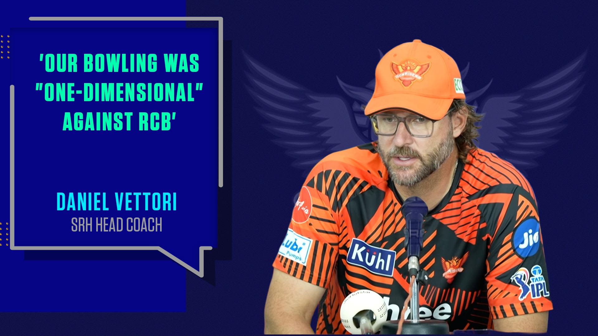 SRH coach Vettori impressed with bowling turnaround ahead of LSG game ...