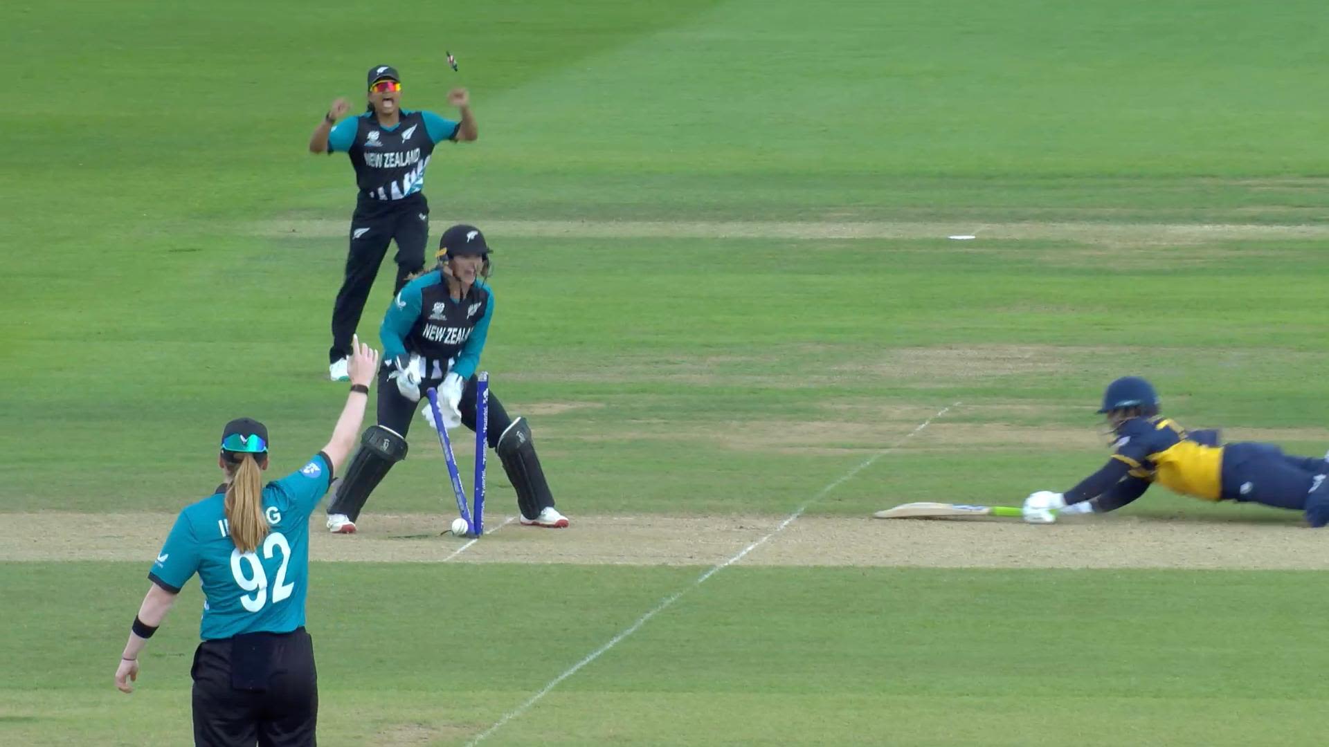 Watch - Melie Kerr's brilliant direct hit to run out Hasini Perera ...