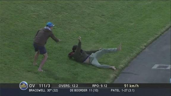 Cricket fan claims spectacular one handed catch | ESPNcricinfo.com